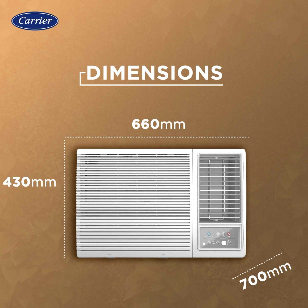 ESTRELLA FXi 5 STAR Window Inverter AC - Carrier Midea India