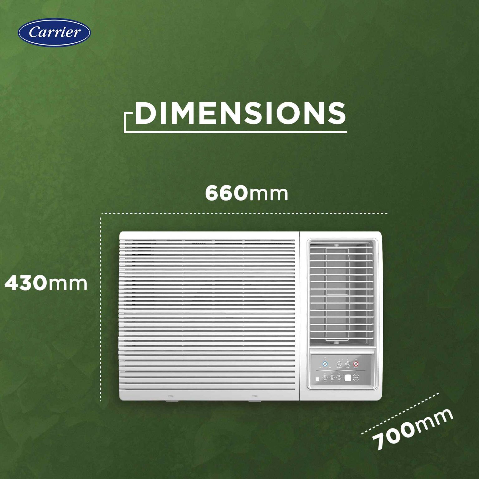 ESTRELLA FXi 3 STAR Window Inverter AC - Carrier Midea India